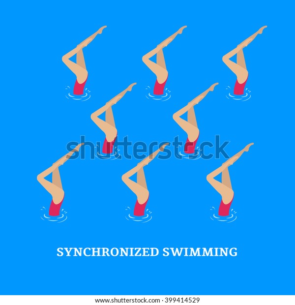Synchronized Swimminggroup Performance Synchronized ...