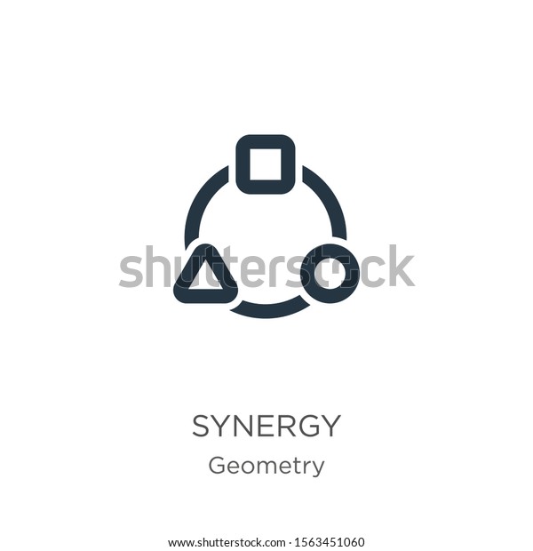 Synergy Icon Vector Trendy Flat Synergy Stock Vector (Royalty Free ...