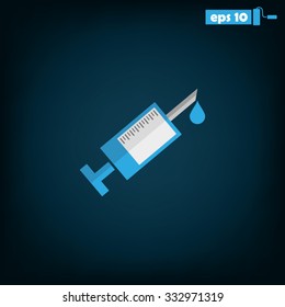 Syringe Drop Stock Vector (Royalty Free) 317479322 | Shutterstock