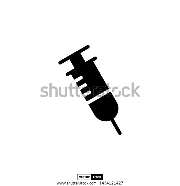 Syringe Icon Design Inspiration Vector Template Stock Vector (Royalty ...