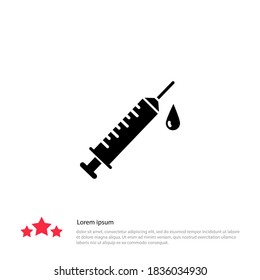 Syringe Happy Injection Needle Emoji Vector: vector de stock (libre de ...