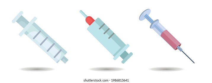 Syringe Injection Vector Clip Art Set: เวกเตอร์สต็อก (ปลอดค่าลิขสิทธิ์ ...
