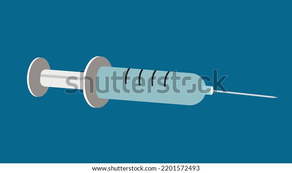 Syringe Needle Illustration Vector Cartoon Stock Vector (Royalty Free ...