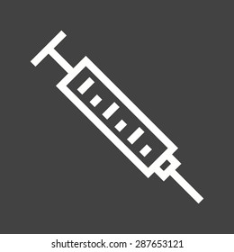 Syringe Needle Injection Icon Vector Image Stock Vector (Royalty Free ...