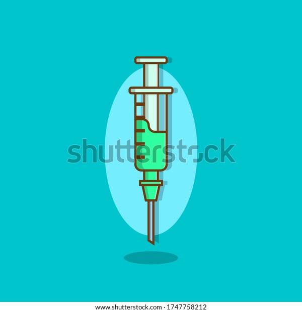 Syringe Syringe Vector Illustration Cartoon Illustration Stock Vector ...