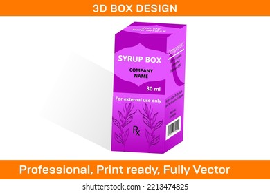 1,030 Syrup Box Design Images, Stock Photos & Vectors | Shutterstock