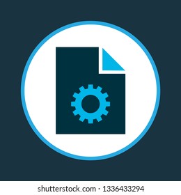 System File Icon Colored Symbol Premium Stock Vector (Royalty Free ...