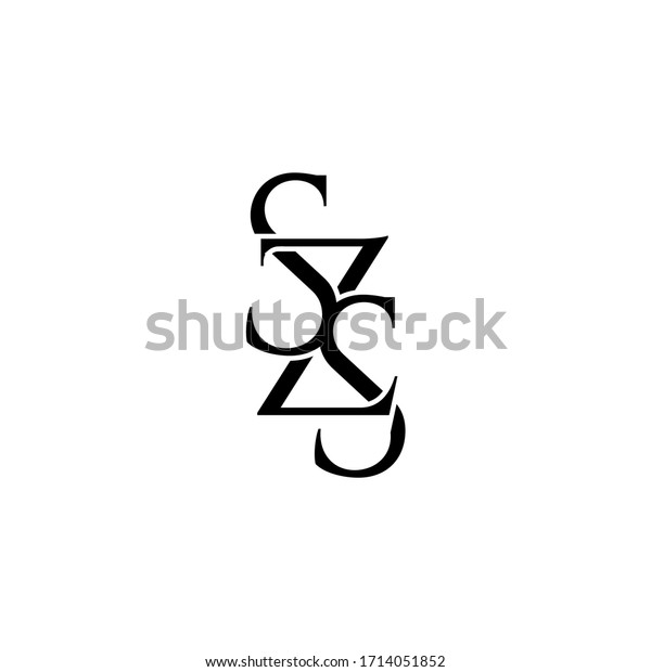 Szs Letter Original Monogram Logo Design Stock Vector (Royalty Free ...