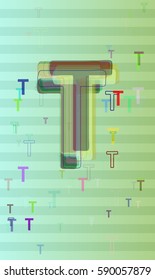 T Alphabet Art Vector Stock Vector (Royalty Free) 590057879 | Shutterstock