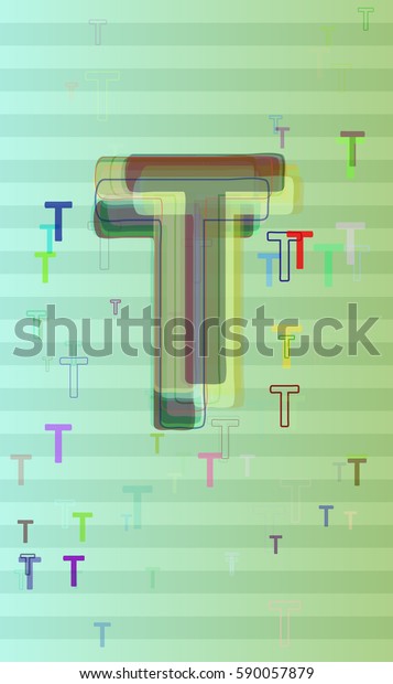 T Alphabet Art Vector Stock Vector (Royalty Free) 590057879 | Shutterstock