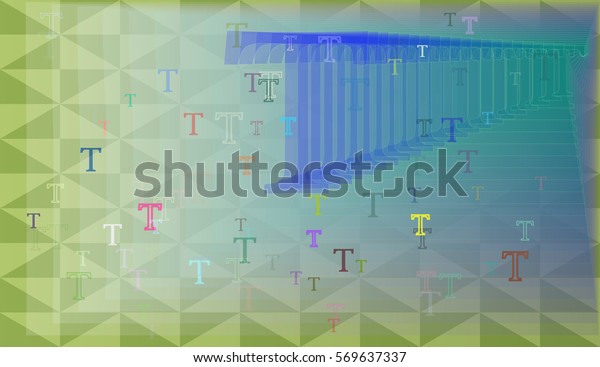 T Alphabet Design Template Stock Vector (Royalty Free) 569637337 ...