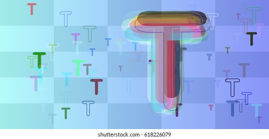 Alphabet T Design Vector Stock Vector (Royalty Free) 620251676 ...