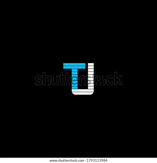 T J Letter Logo Monogram Design Stock Vector (Royalty Free) 1793113984 ...