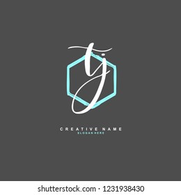 T J Tj Initial Logo Template Stock Vector (Royalty Free) 1231938430 ...