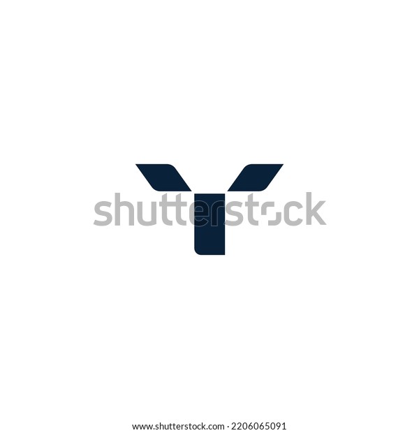 T Letter Vector Tach Logo Design Stock Vector (Royalty Free) 2206065091 ...