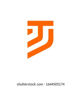 T Logo Design Vector Sign Template Stock Vector (Royalty Free ...