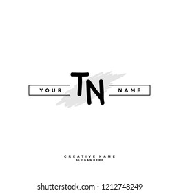 T N Tn Initial Abstract Logo Stock Vector (Royalty Free) 1212748249 ...