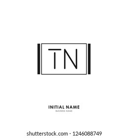 T N Tn Initial Logo Letter Stock Vector (Royalty Free) 1246088749 ...