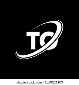T O Letter Logo Design Initial Stock Vector (Royalty Free) 1829221103 ...