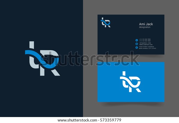 T R Letter Logo Design Vector Stock Vector (Royalty Free) 573359779 ...