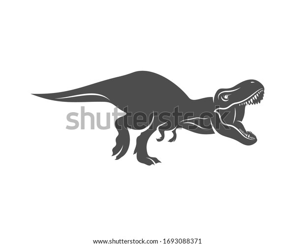 T Rex Logo Design Template Vector Stock Vector (Royalty Free) 1693088371
