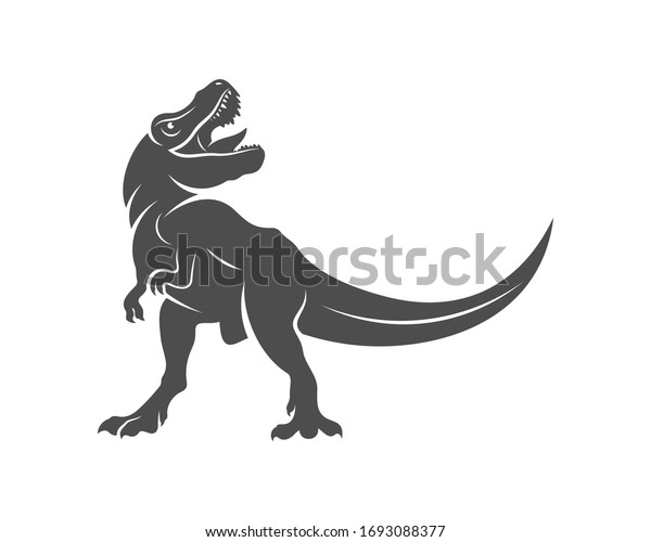T Rex Logo Design Template Vector Stock Vector (Royalty Free) 1693088377