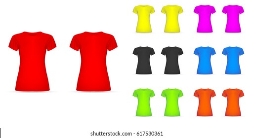 T Shirt Colors Vector Stock Vector (Royalty Free) 617530361 | Shutterstock