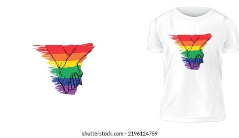 T Shirt Design Concept Bonding Color Stock Vector (Royalty Free ...