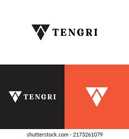 T Tengri Logo Design Stock Vector (Royalty Free) 2173261079 | Shutterstock