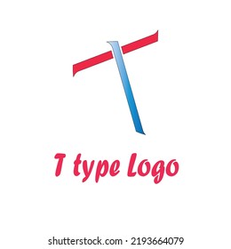 T Type Logo Design Colorful Stock Vector (Royalty Free) 2193664079 ...