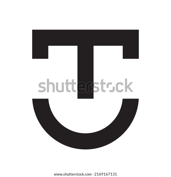 T U Logo Design Pierced Shield: เวกเตอร์สต็อก (ปลอดค่าลิขสิทธิ์ ...