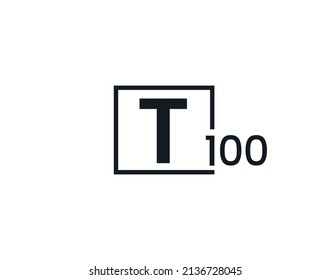 T100 100t Initial Letter Logo Stock Vector (Royalty Free) 2136728045 ...