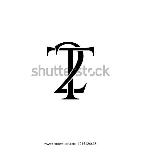 T2 Letter Original Monogram Logo Design: เวกเตอร์สต็อก (ปลอดค่า ...