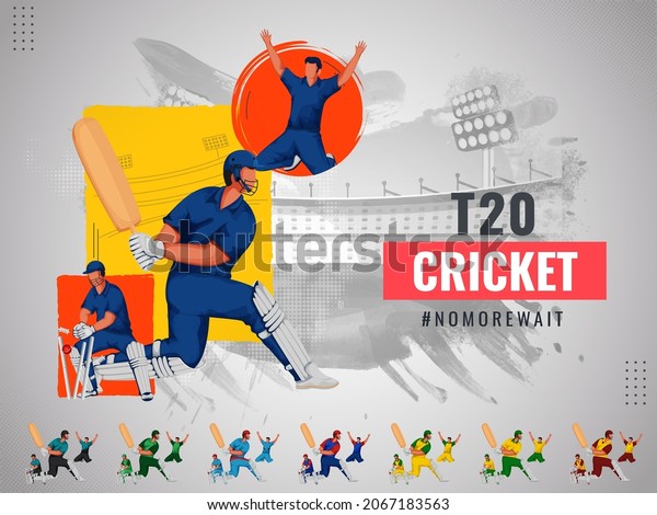 78 Different Teams With Different Colours Playing Cricket Images, Stock ...