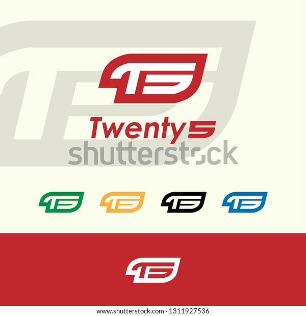 T5 Logo Creative Letter Design Template Stock Vector (Royalty Free ...