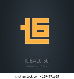 T6 Design Element Icon Logo Letter Stock Vector (Royalty Free ...
