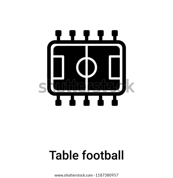 Table Football Icon Vector Isolated On Stock Vector (Royalty Free ...