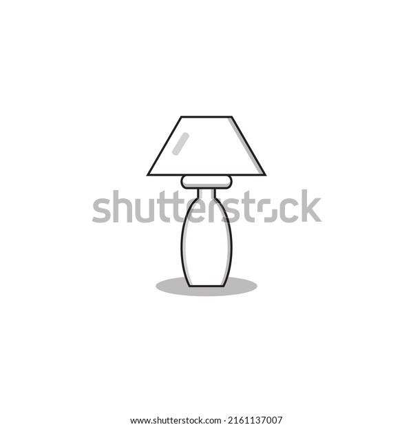 Table Lamp Interior Design Free Vector Stock Vector (Royalty Free ...