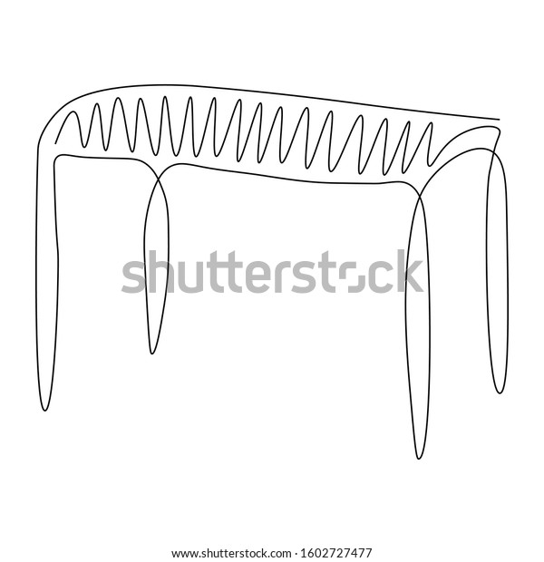 Table Line Drawing Vector Furniture Line Stock Vector (Royalty Free ...