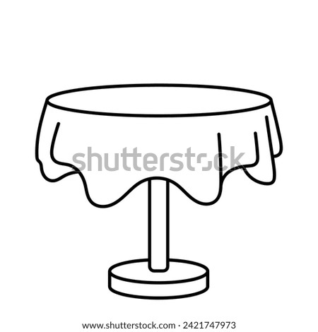 Tablecloth Drawing | Free download on ClipArtMag