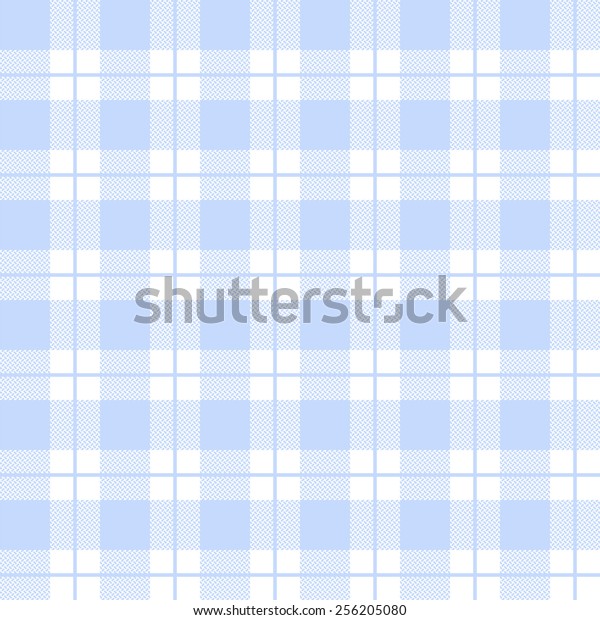 Tablecloth Woven Texture Light Blue Checkered Stock Vector (Royalty ...