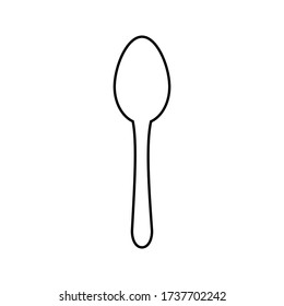 Tablespoon Icon Vector Illustration Trendy Design Stock Vector (Royalty ...