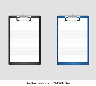 Clipboard Blank Sheet On Isolated White Stock Photo (Edit Now) 1896725329