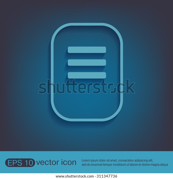 Tablet Sheet Paper List Stock Vector (Royalty Free) 311347736 ...