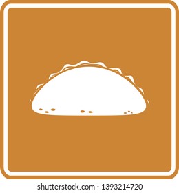 Taco Side View Sign Stock Vector (Royalty Free) 1393214720 | Shutterstock