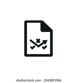 Tactics Icon Tactics Vector Illustration Stock Vector (Royalty Free ...