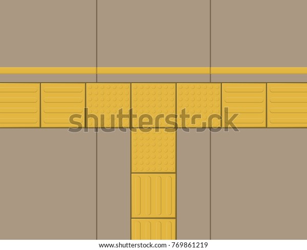 Tactile Paving Assist Blind People visually Impaired Indicator Guide ...