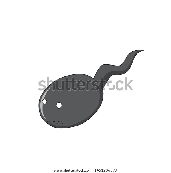 Tadpole Cartoon Illustration Vector White Background Stock Vector ...