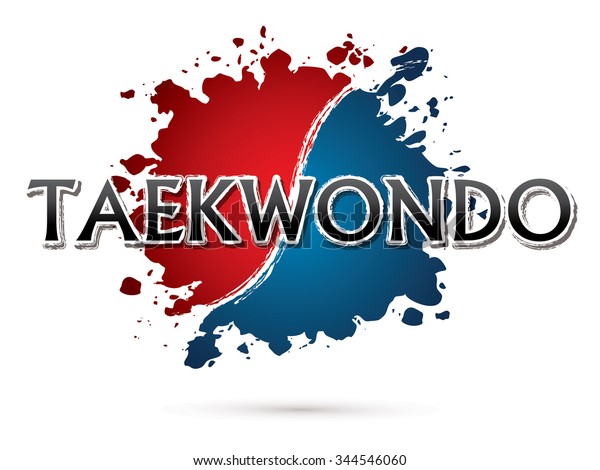 Taekwondo, Font , vector gráfico de texto