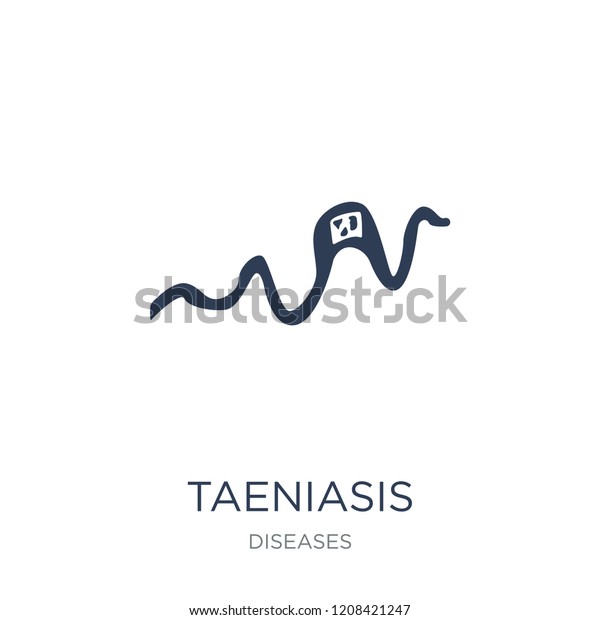 Taeniasis Icon Trendy Flat Vector Taeniasis Stock Vector (Royalty Free ...